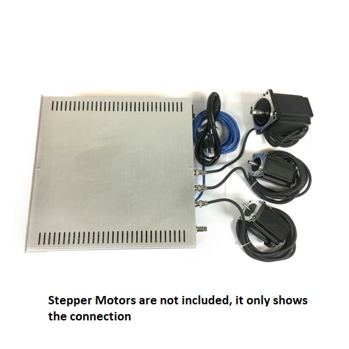 3 or 4 Axis CNC Stepper Control Box, 50VDC/5.6A Stepper Motor Driver ...