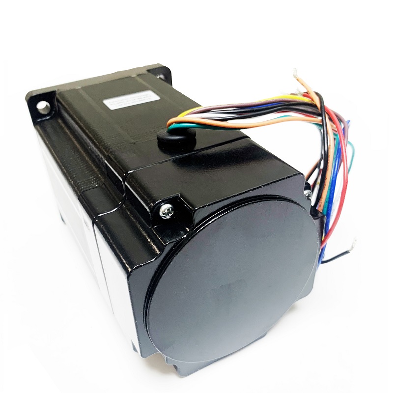 NEMA 34 Stepper Motor with Brake, (KL34H-2114-56-8AZ) 114mm 1160oz-in 5 ...